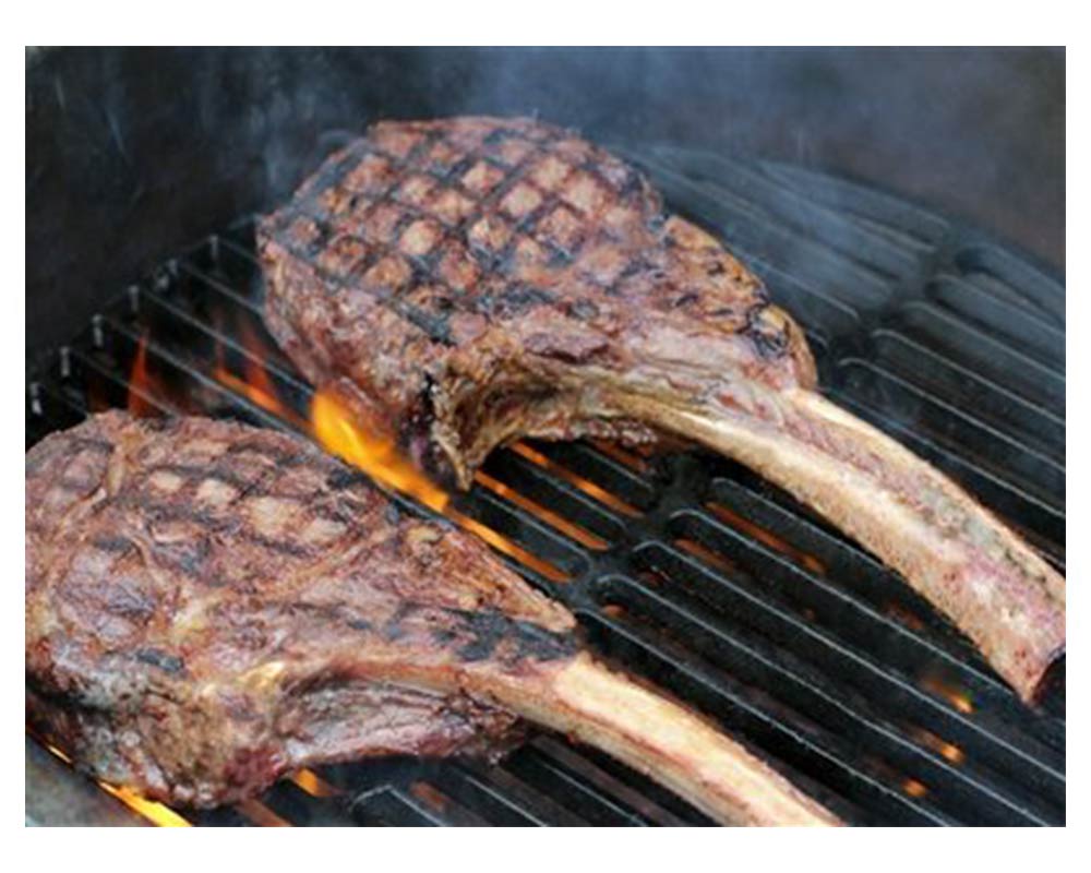 Bison Tomahawk Bone-In Chops 30oz avg - Bison Meat Products - TenderBison